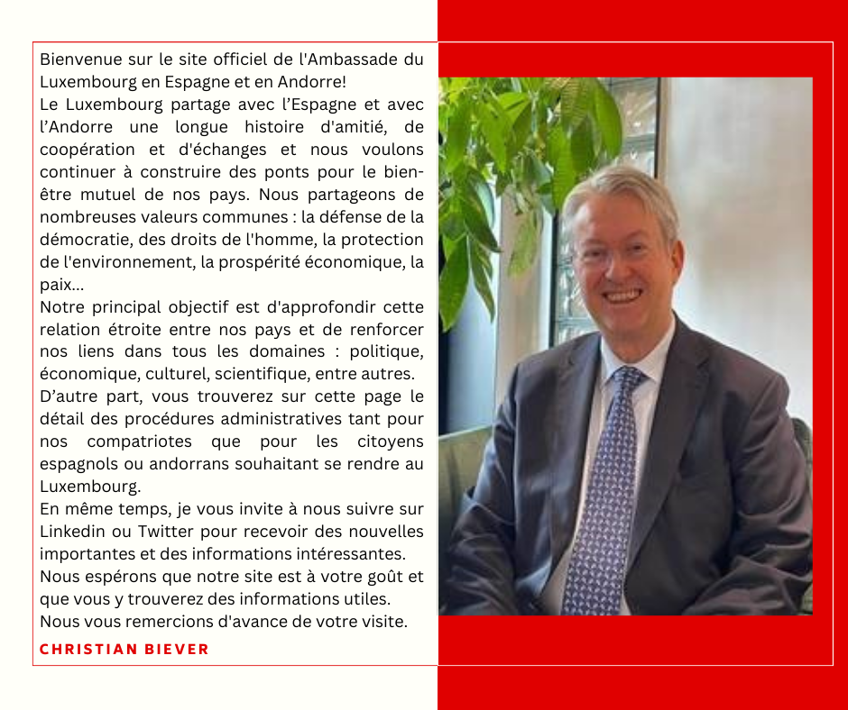 Ambassade - Ambassade du Luxembourg à Madrid