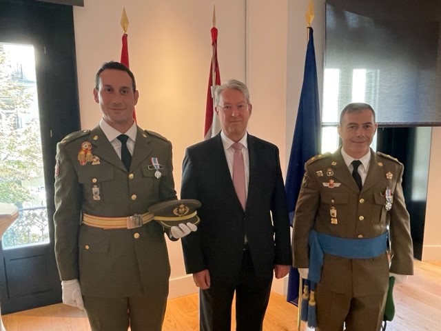 S.E.M. Christian Biever, ambassadeur du Luxembourg en Espagne, a ...